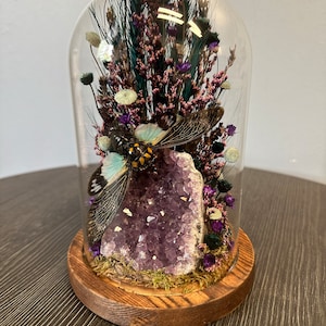 Small Preserved Flower Bouquet in a Vase Arrangement Gift Mothers Day ...