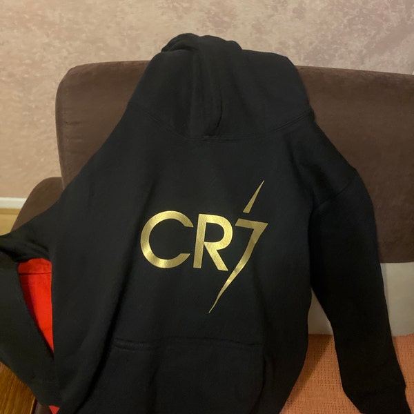Ronaldo No 7 CR7 Inspired Soccer Hoodie/ T Shirt Jumper Footy Merch ...