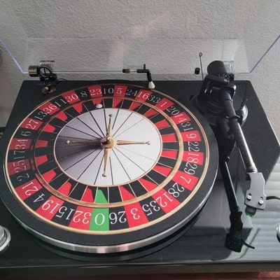 Gambler Roulette Wheel Slipmat Dj Turntable Music Gramophone Musicians ...