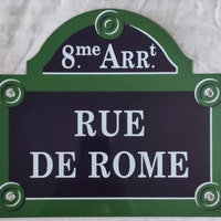 French Enamel House Number Sign 4" X 7.9" *made to Order*, Genuine ...