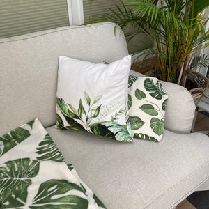 Blue Flowers Cushion Covernavy Blue Throw Pillow Casedecorative Printed ...