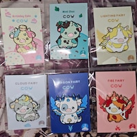 Fruit Cow Stickers, Kawaii Cow Sticker, Cute Strawberry Cow Sticker ...