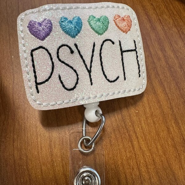 Psych Badge Reel, Psychiatrist Badge Holder, Psychology Badge Clip ...