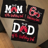Ladybug Mom and Dad SVG, Lady Bug Birthday SVG, Cut File, Instant ...