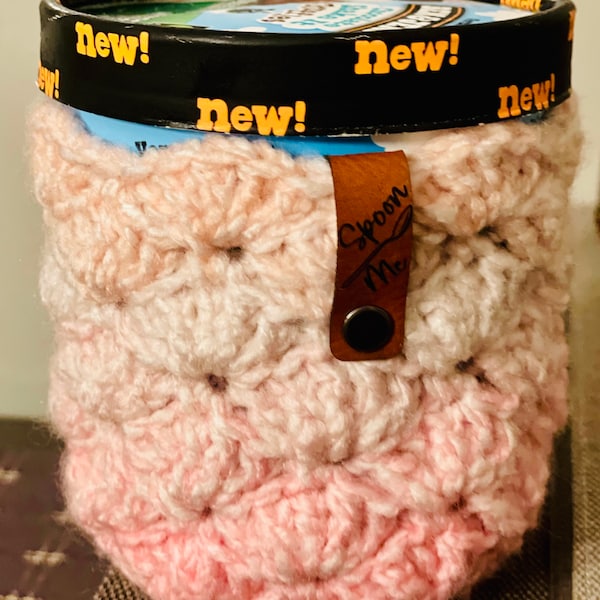 Ice Cream Cozy Pattern / Pint Cozy / Crochet Cozy / Cozies / Ice Cream ...
