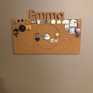 Personalized Cork Board With Name Cork Board Letters | Etsy