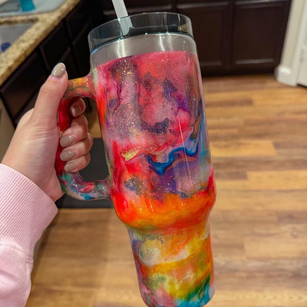 Pink Marble 32 Oz Tipsy Magnolia - Etsy