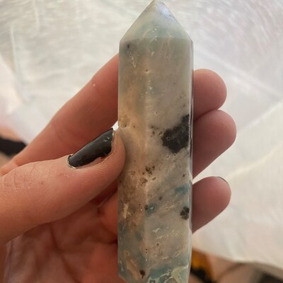 1PC Natural Amazonite Obelisk,quartz Tower,crystal Point Wand,rock,home ...
