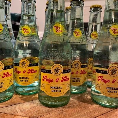 DIY Mini Topo Chico Label Template Mineral Water Label Bottle - Etsy
