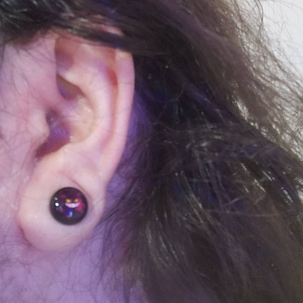 Pair of Skull Ear Plugs Gauges buy 2 Pairs, Get 1 Pair Free 18g, 16g ...