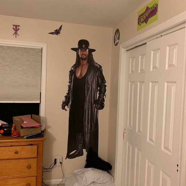 WWE - Undertaker Wrestler Decal 47 + Bonus Wall Sticker Set - Etsy