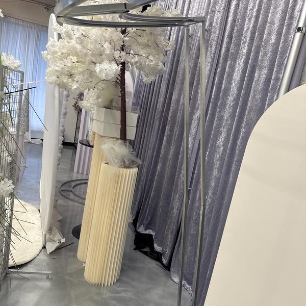 Wedding Sign Stand Custom Display Stand Flower Frame Welcome Backdrop ...