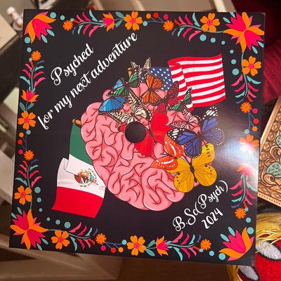 Printed Cow Lovers Grad Cap Topper, Country Girl Personalized Grad Cap ...