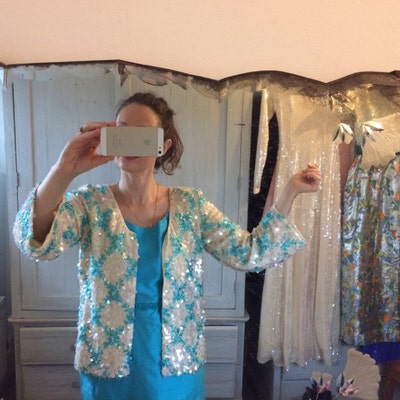 Rare 1970s Alice Pollock Chenille Disco Dress - Etsy