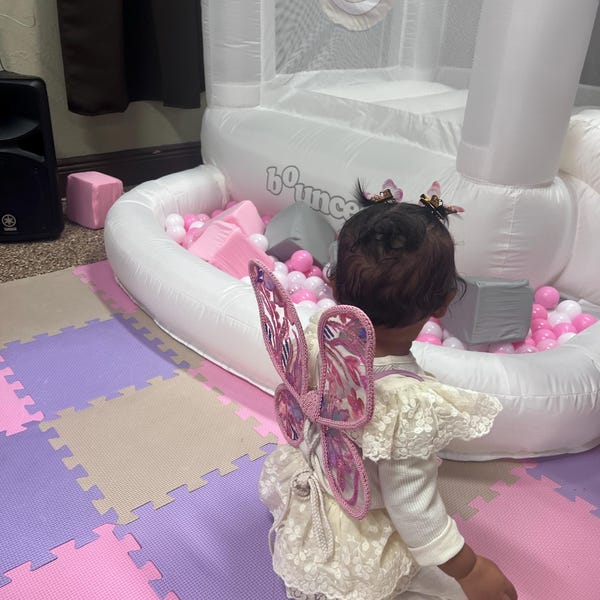 Adult Extra Large Floral Embroidery Fairy Wings Hand Crafted High ...