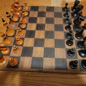 Vietnam Game Set 3 in 1: Chess Checkers and Backgammon. Great - Etsy