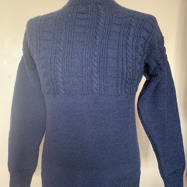 Traditional ERISKAY Gansey ( Hand Knitted ) - Etsy