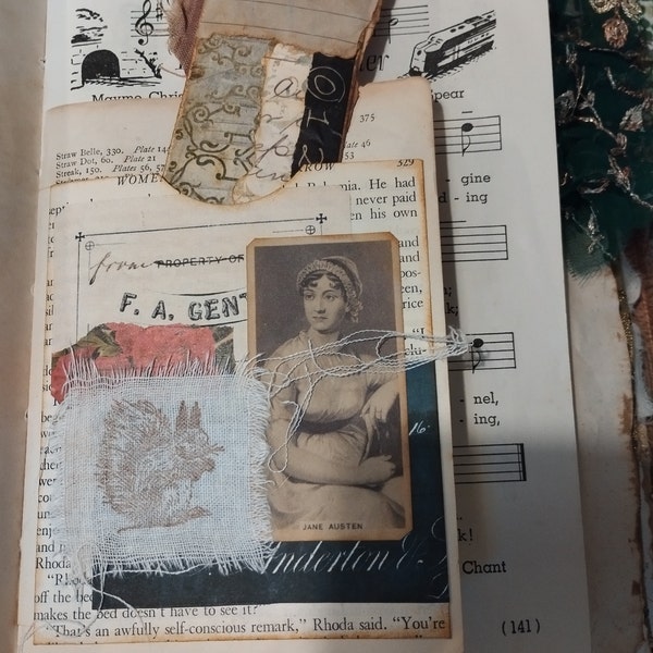 Vintage Envelope Junk Journal Double Signature, Altered Book Cover, Loaded With Pockets ...