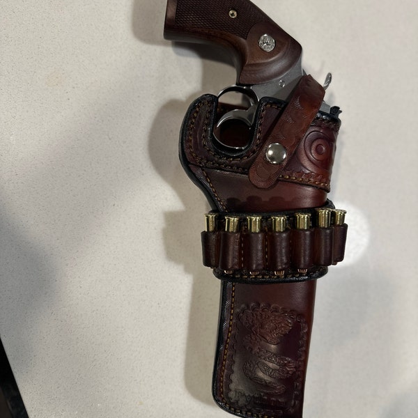 Cowboy Style Holster for Colt Python. Southern Charm Holsters Original ...