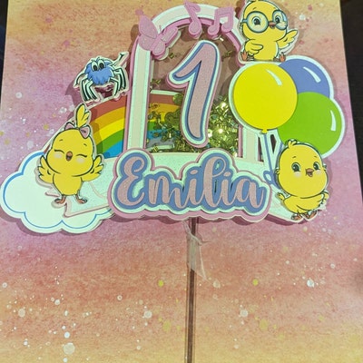 TXT Inspired Cake Topper, Kpop Cake Topper, Birthday Topper, Layered ...