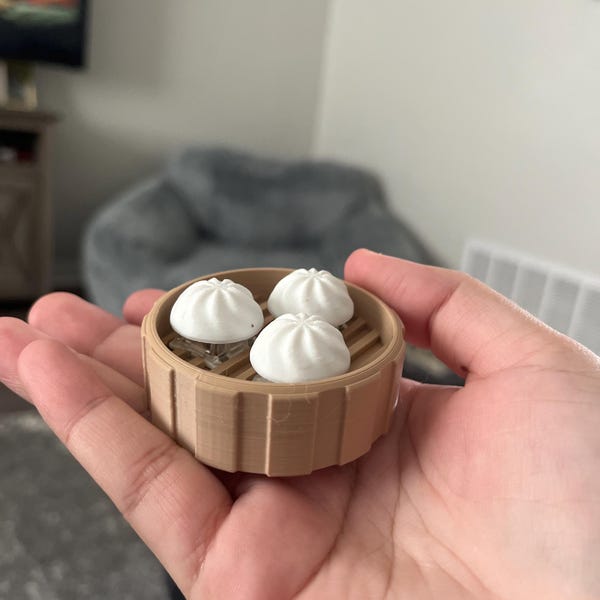 Dumpling Dim Sum Keyboard Fidget Toy: 3-switch Stress Relief - Etsy