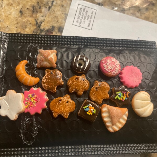 12 Random Miniature Bread Mini Pan Mexicano Mini Ofreda Para Altar Dia ...