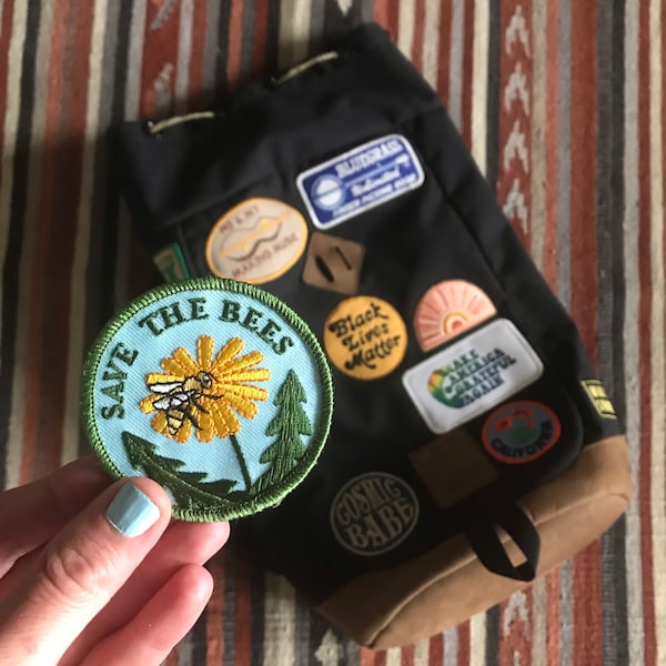 Save the Bees Embroidered Scouting Patch - Etsy