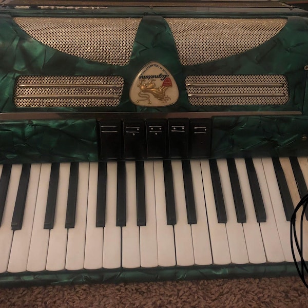 Russian Bayan Kungur 3 Rows 100 Bass, Chromatic Button Accordion ...