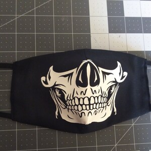 Skull Face Mask Svg Skull Mask Skeleton Mask Funny Face Mask Design ...