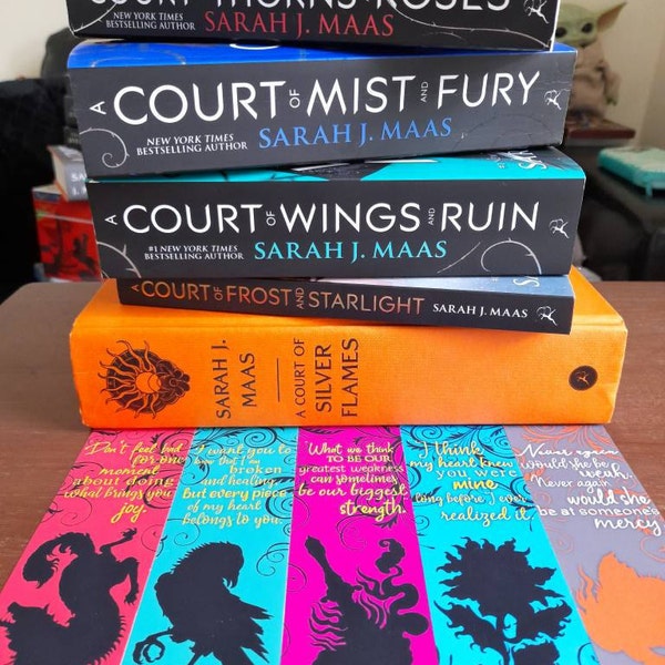 01. Acotar Cover Set of Bookmarks - Acotar, Acomaf, Acowar, Acofas. - Etsy