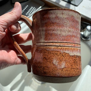 Large Blue Coffee Mug Handmade Ceramic Ready to Ship - Etsy