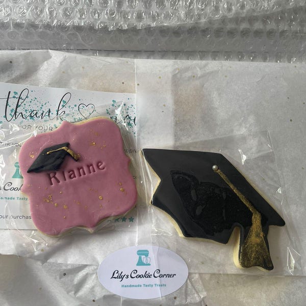 Personalised Graduation Biscuits/ Graduation Cookies/ Graduation Gift ...