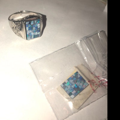 Mens Ring Blank 1013mm 1114mm 1215mm 1316mm Long-lasting White Gold ...