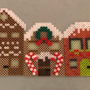 Christmas Houses -perler Beads Pattern PDF - Etsy