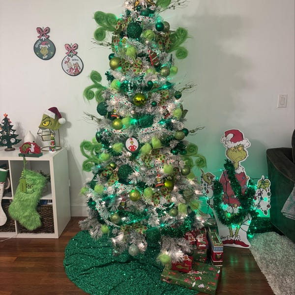 3D Printed Grinch Star Christmas Tree Topper - the Original - Etsy