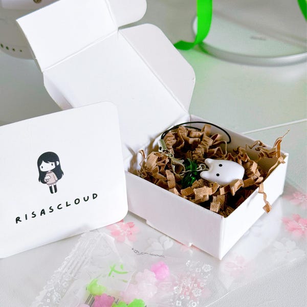 Chibi Sprout Charm Keychain Totoro Ghibli Inspired Aesthetic Risascloud ...