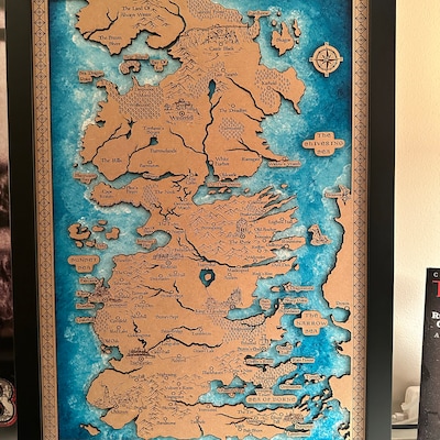 Zelda Hyrule Map, Gift for Him, Zelda Map, Hyrule, Map Breath of the ...