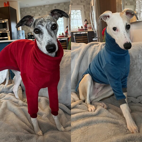 Custom FURRY Vest Long Jumper Italian Greyhound Clothing - Etsy