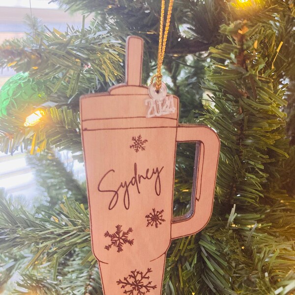 Hand Drawn Stanley Christmas Ornament - Etsy