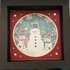 3D Snowman Shadow Box, Christmas Shadow Box SVG, Christmas Layered ...
