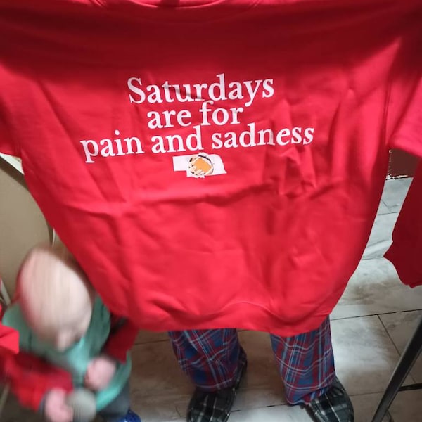Saturdays Are for Pain and Sadness Shirt, Nebraska Trending Tee Shirt ...