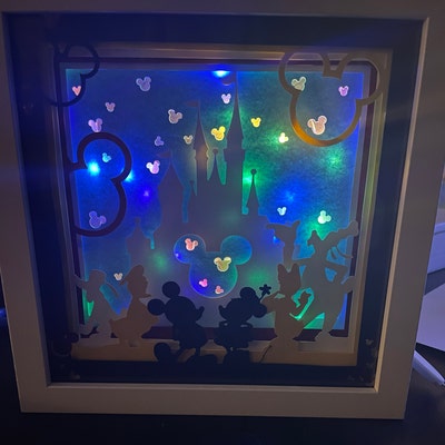 Fox Light Box Shadow Box Digital Files - Etsy