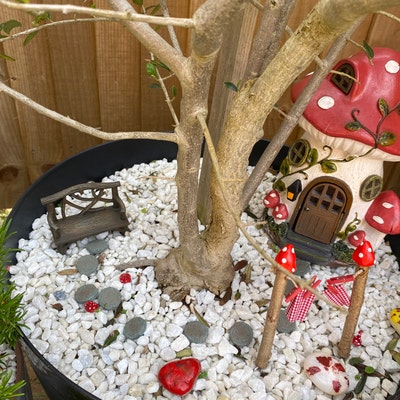 Fairy and Bath Tub, Bathing Fairy, Bath Time Fairy, Fairy Garden Figure ...