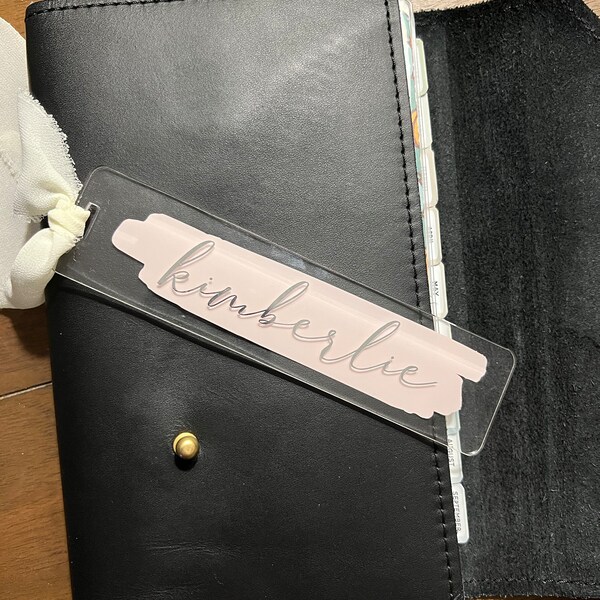 Personalized Acrylic Bookmark, Acrylic Book Mark, Library, Accessories ...