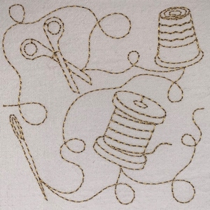 Quilt Block Embroidery Design. Wavy Lines Quilt Block. Quilting Block ...