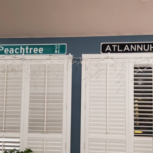 Broad Street Sign // Athens, GA // 6" X 24" UGA Metal Street Sign ...