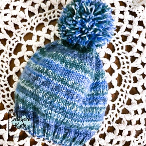 Sweet Pea Hat KNITTING PATTERN / Pea Pattern / Peas in a Pod / | Etsy