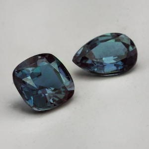 Lab Created Alexandrite Corundum AAA Oval Faceted Loose Stone - Etsy