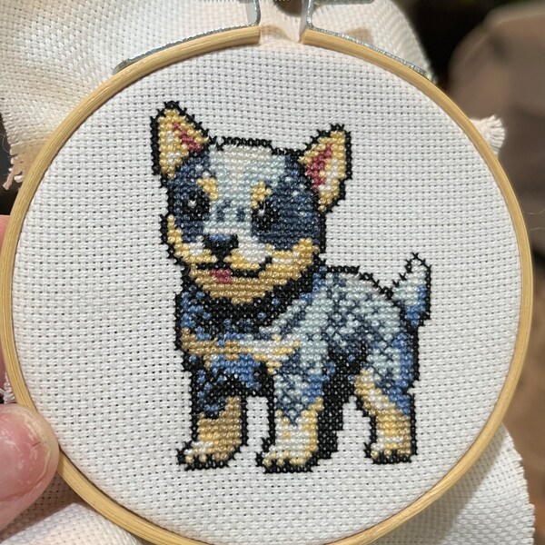 English Bulldog Cross Stitch Pattern Tiny Cute Bulldog 2 Cross Stitch ...