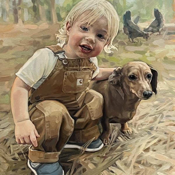 Custom Oil Portrait, Custom Oil Painting Portrait, Personal Portrait ...